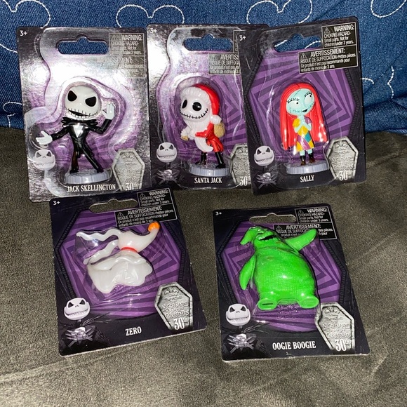 Disney | Toys | Disney Nightmare Before Christmas Mini Figure Set ...